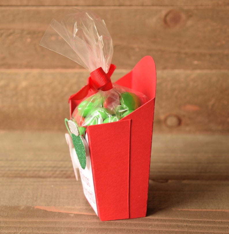 Christmas Party Favor Christmas Treat Box Christmas Light - Etsy