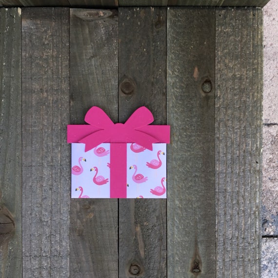Flamingo Gift Card Holder Birthday Gift Card Holder Gift for - Etsy