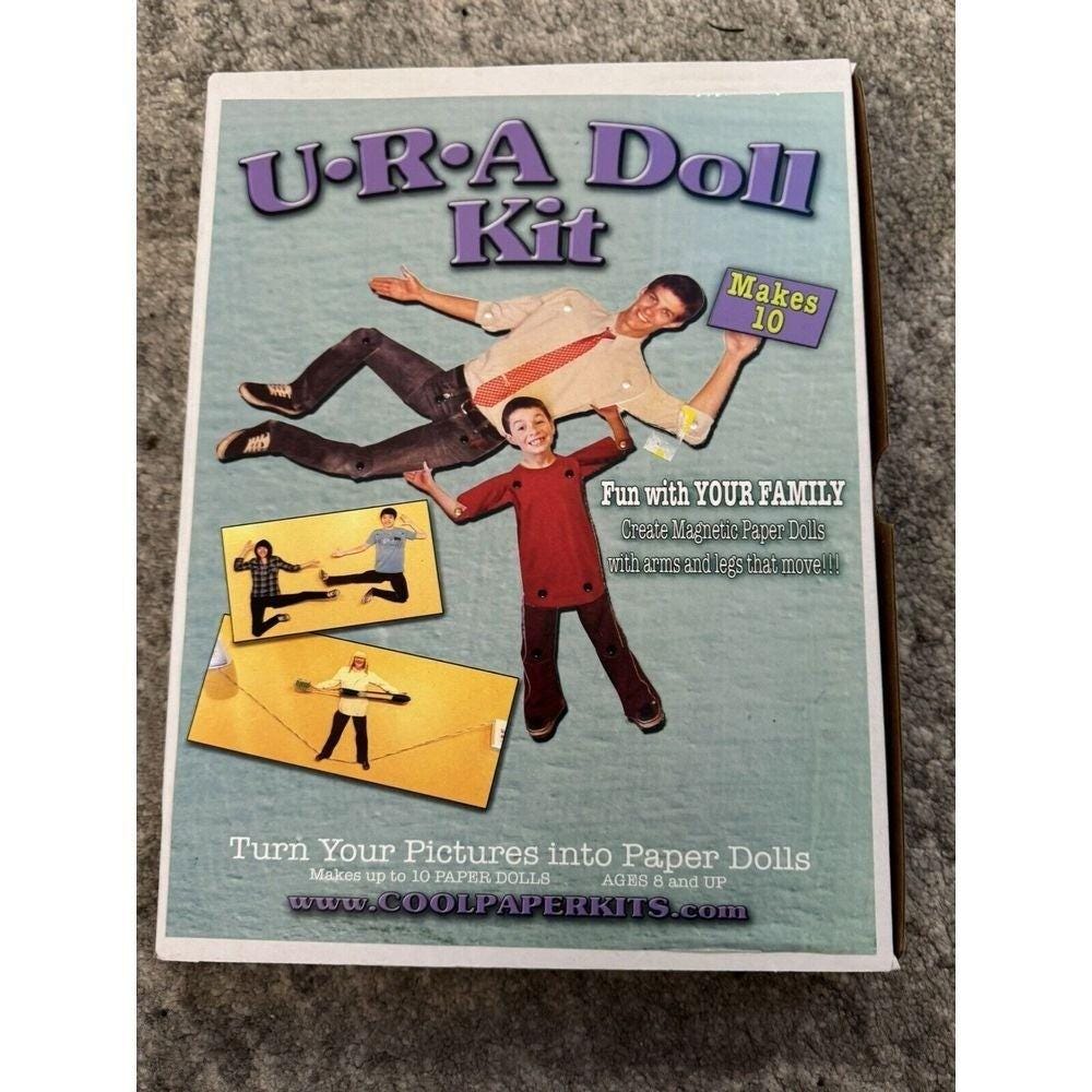 New Custom Paper Doll Making Kit Craft for the Whole Family Makes 10 ...