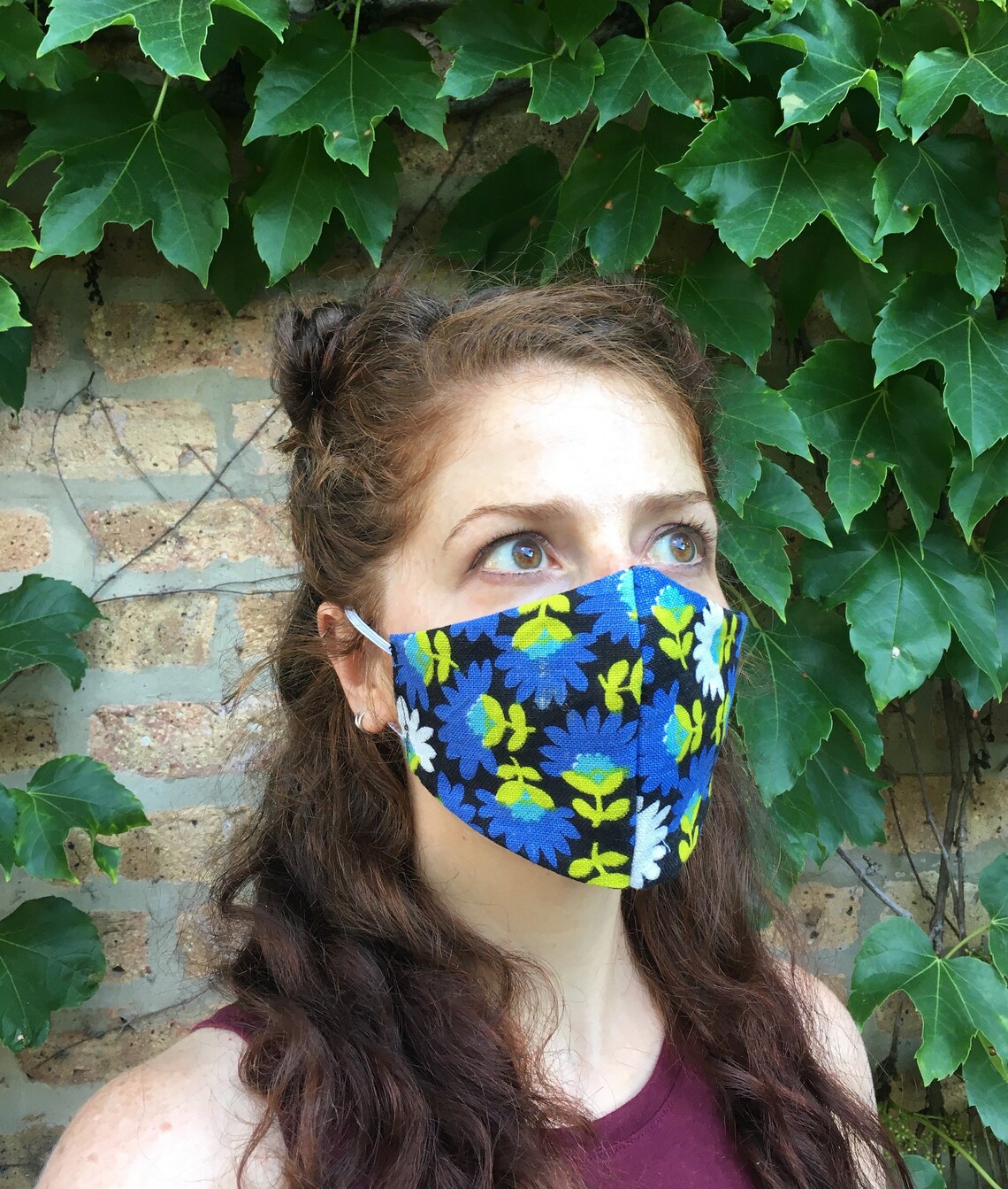 Cute Reusable Sustainable Face Mask Made Using Repurposed | Etsy