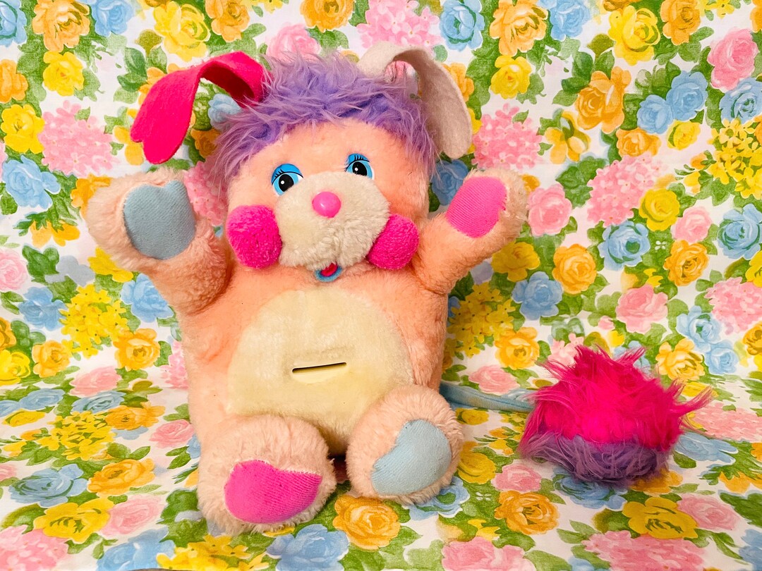 Vintage 1980's Penny Popple Coin Bank W/ Stopper, Puppy Dog Character ...