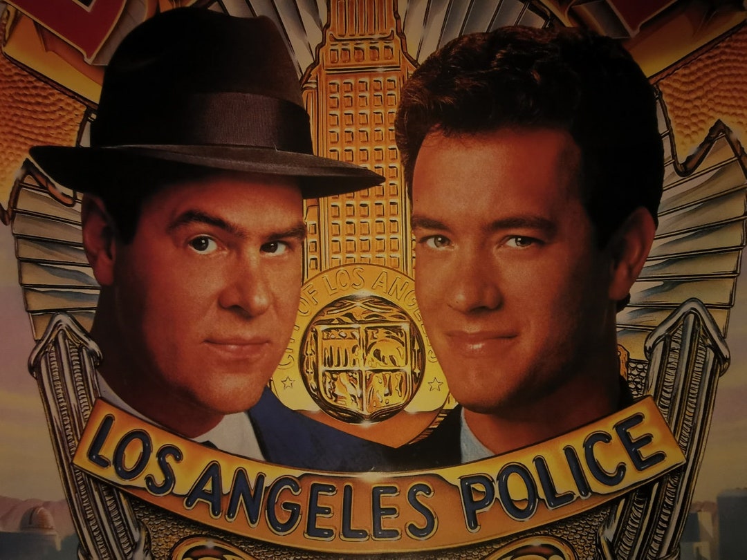 Vtg 1987 Dragnet Movie Poster Rare Tom Hanks Dan Akroyd - Etsy