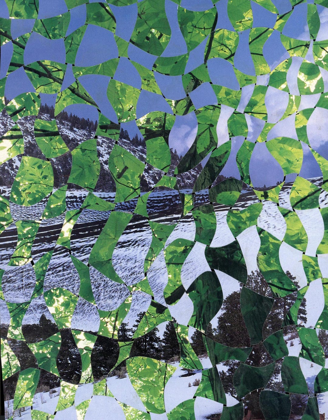 Original Paper Weaving Collage and Abstract Art / Home Decor/ Wall Art ...