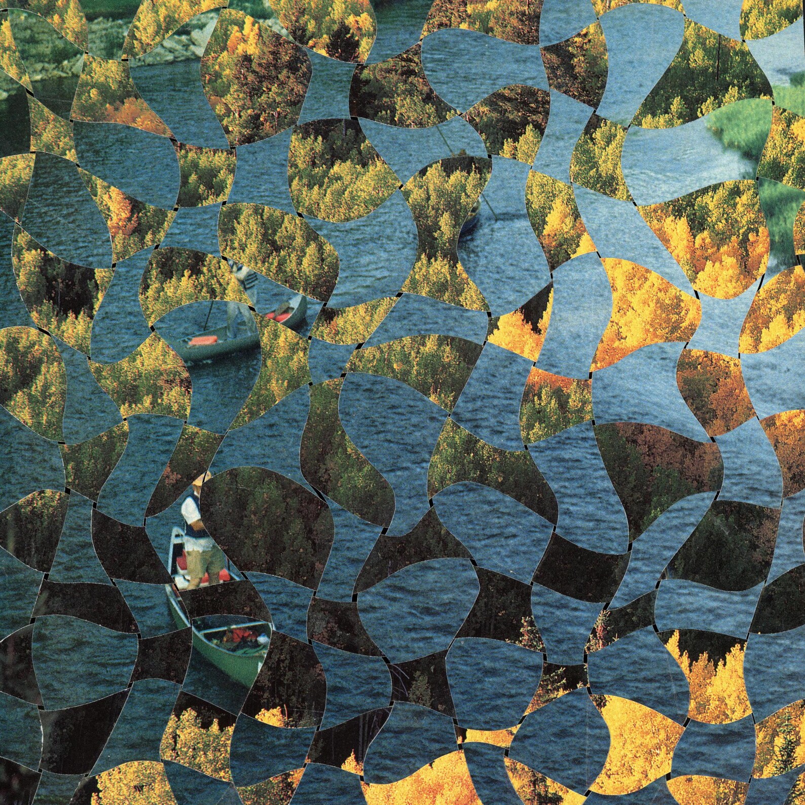 Original Paper Weaving Collage and Abstract Art / Home Decor/ Wall Art ...