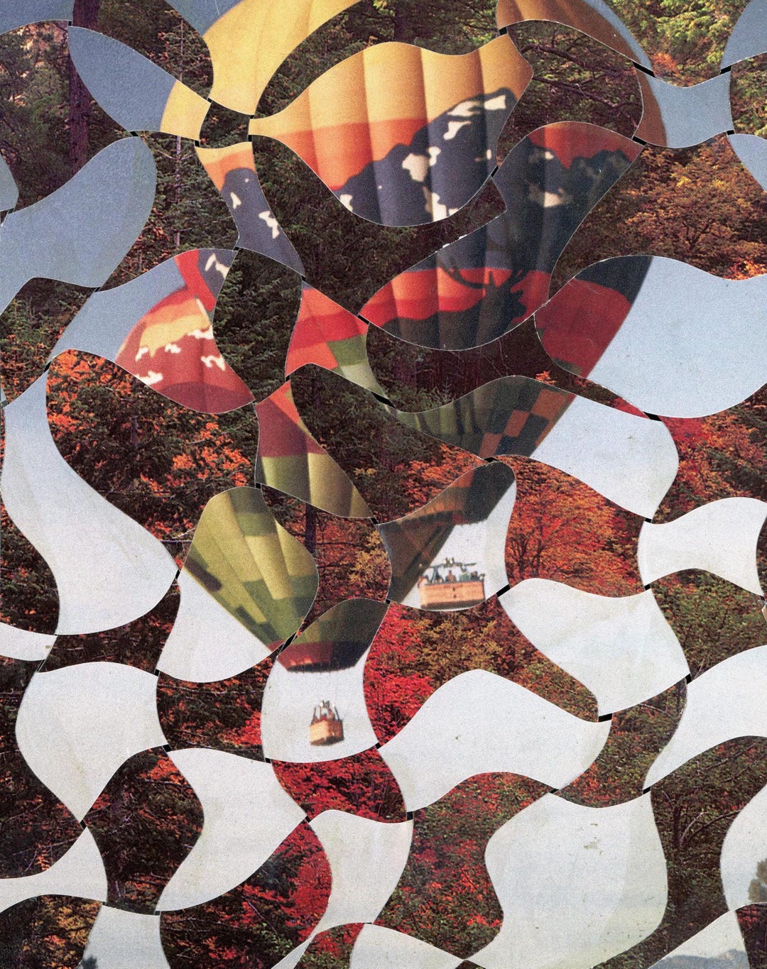 Original Paper Weaving Collage and Abstract Art / Home Decor/ Wall Art ...