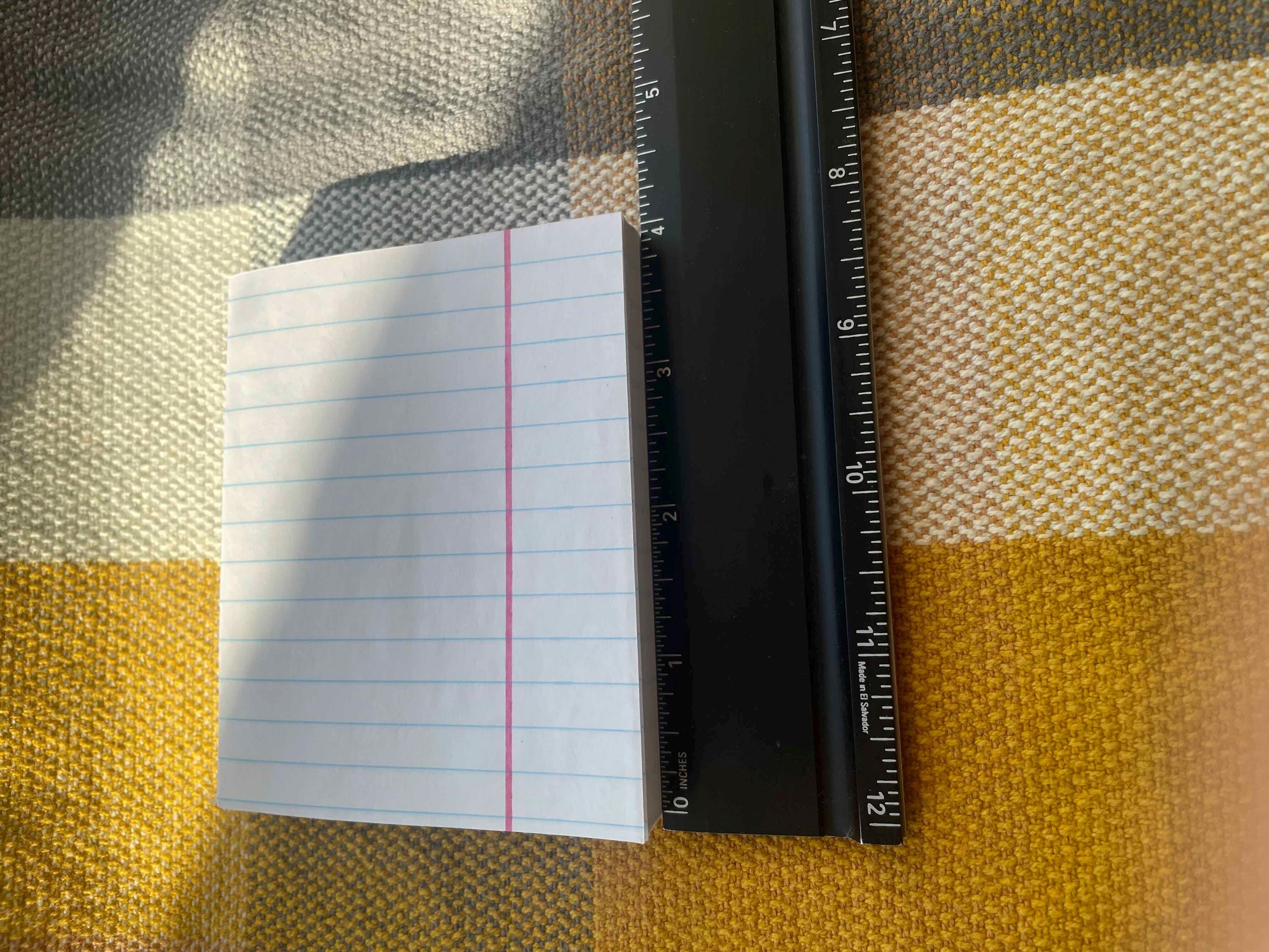 Lined Paper Block for Book Binding - Handmade Using Recycled Materials ...