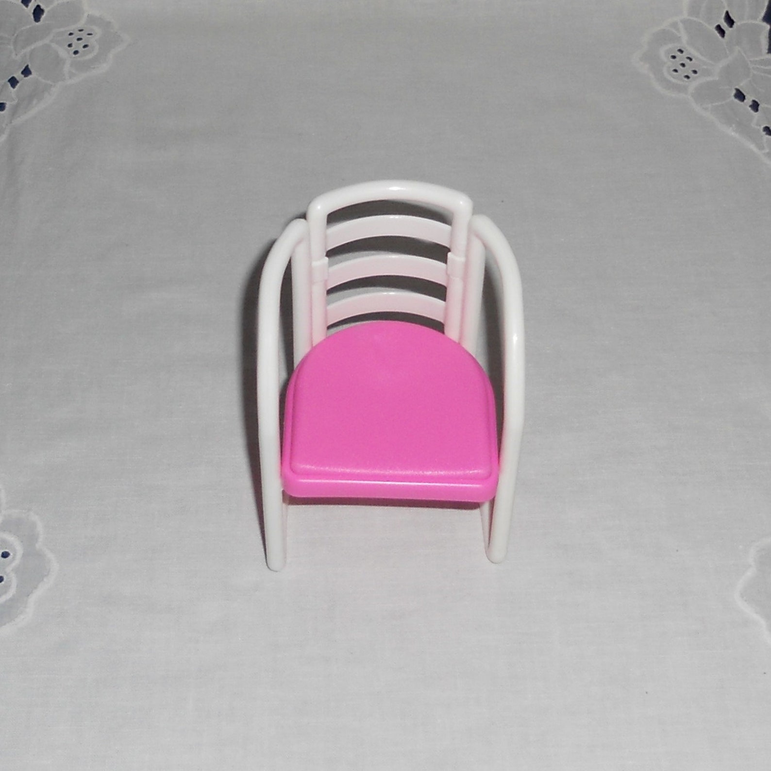Barbie Play Toy One Pink and White Chair by Mattel Year - Etsy