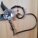 Forged Iron Heart Wall Artwork Personalized Metal Sculpture Wedding ...