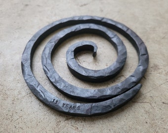 Hand Forged Steel Trivet - Etsy