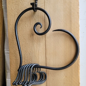 Forged Hearts Family - Hand Forged Personalized Wedding Gift - Wrought ...
