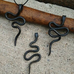 Hand Forged Iron Jewellery Spiral, Heart, Treble Clef, Troll Cross, or ...