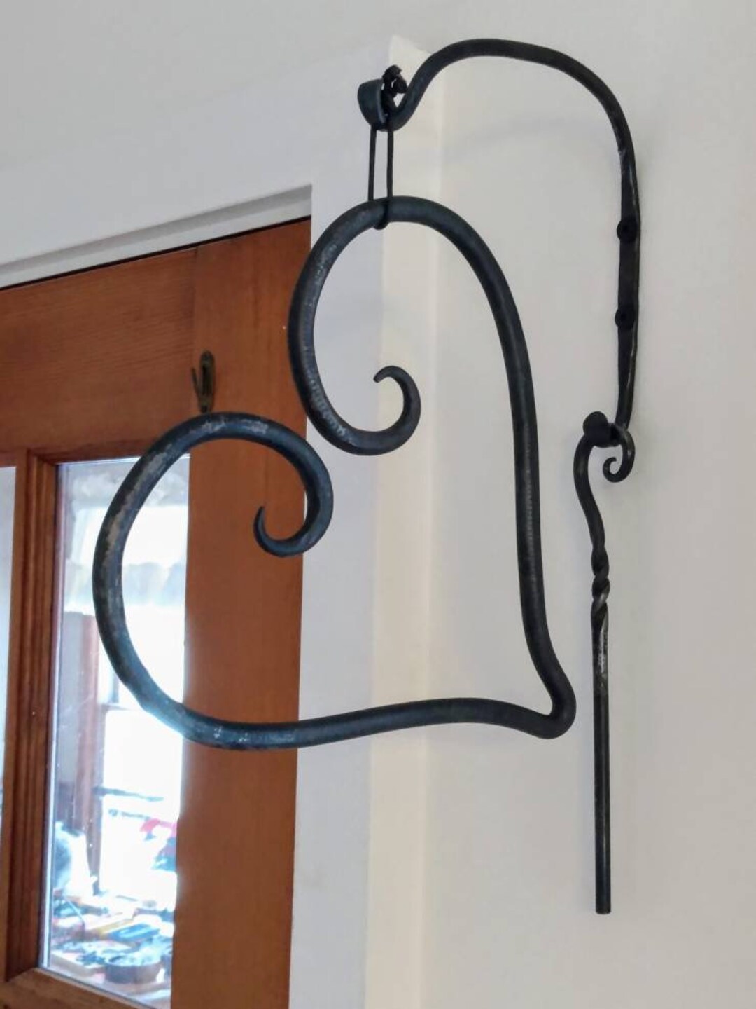 Iron Heart Dinner Bell - Hand Forged Wrought Iron Bell With Inscription ...