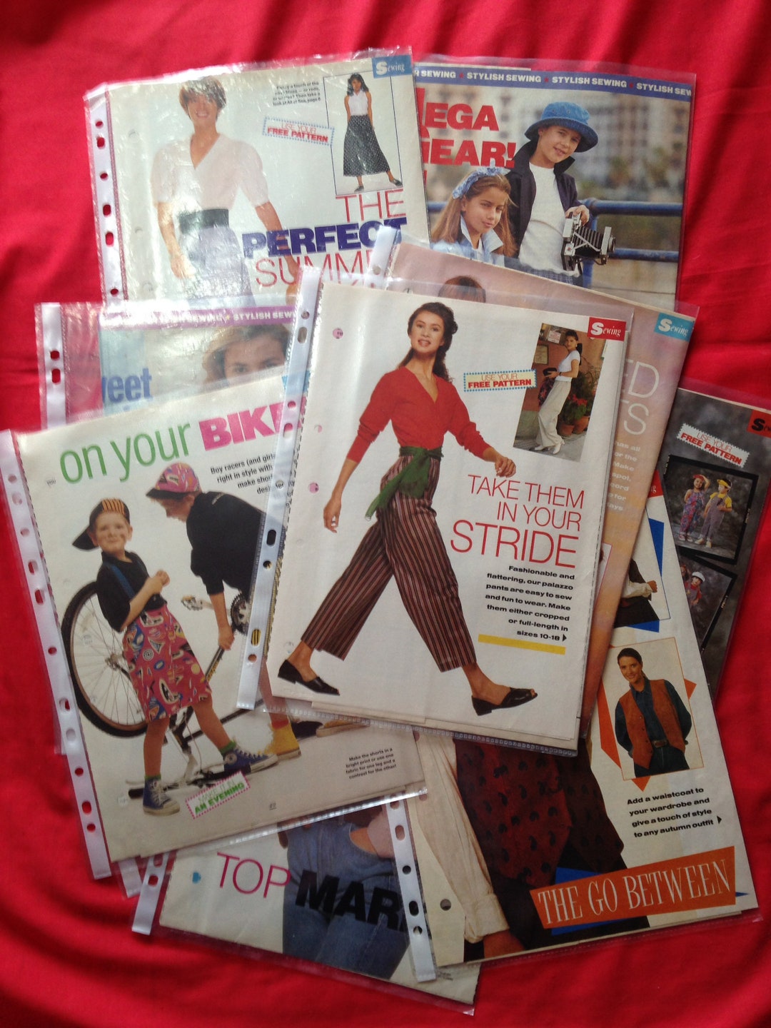Collection of 10 Vintage 1980s, 1990s Sewing Patterns for Women and ...
