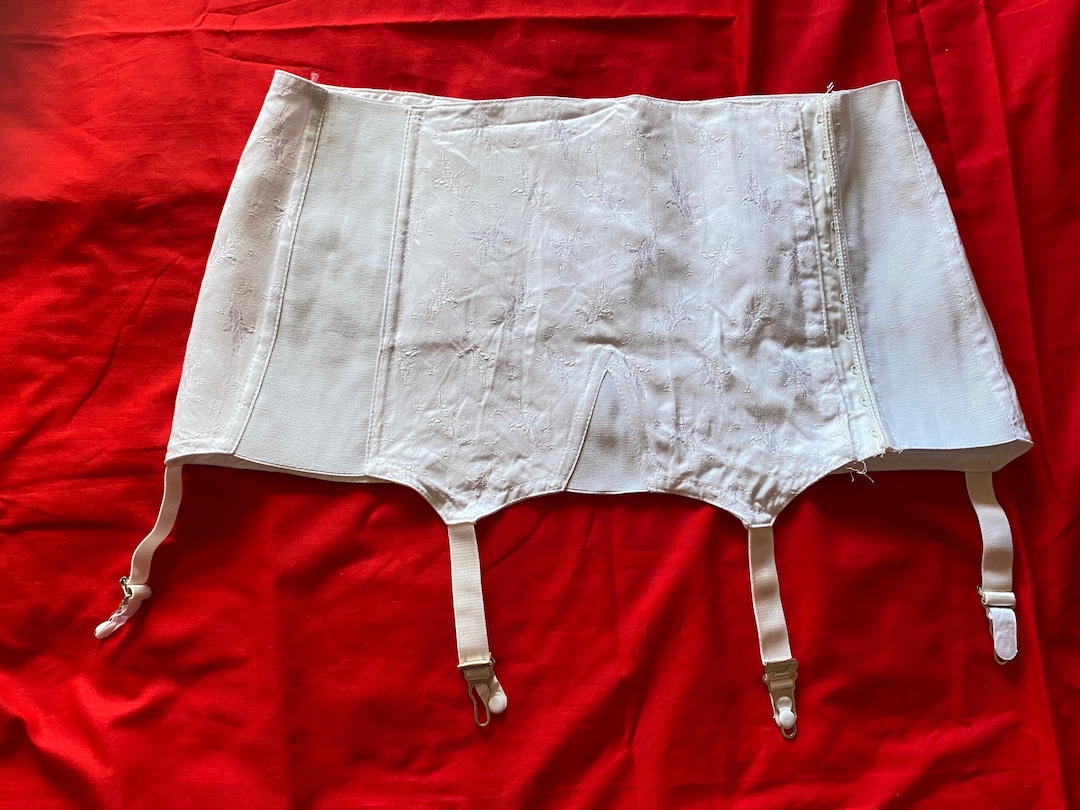 Vintage C. 1980s Nymphit White Girdle. Shapewear, Foundation Wear ...
