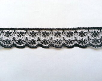 Black Lace Ribbon | Etsy