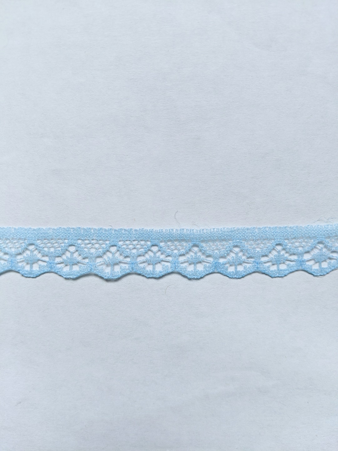 10 Yards of Half Inch Light Blue Lace Ribbon/ 10 Yards of Half - Etsy
