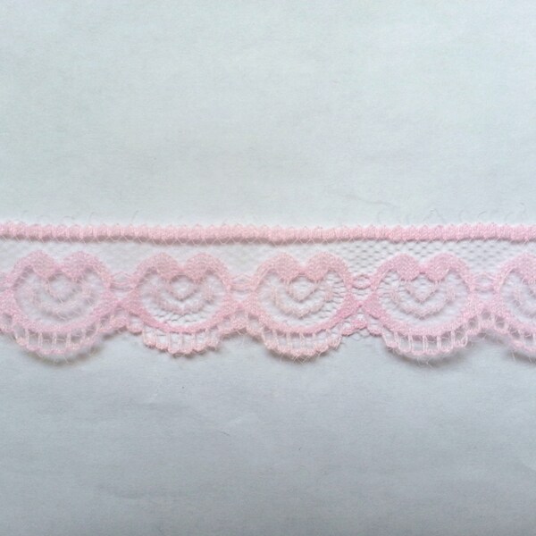 Pink Lace Ribbon - Etsy