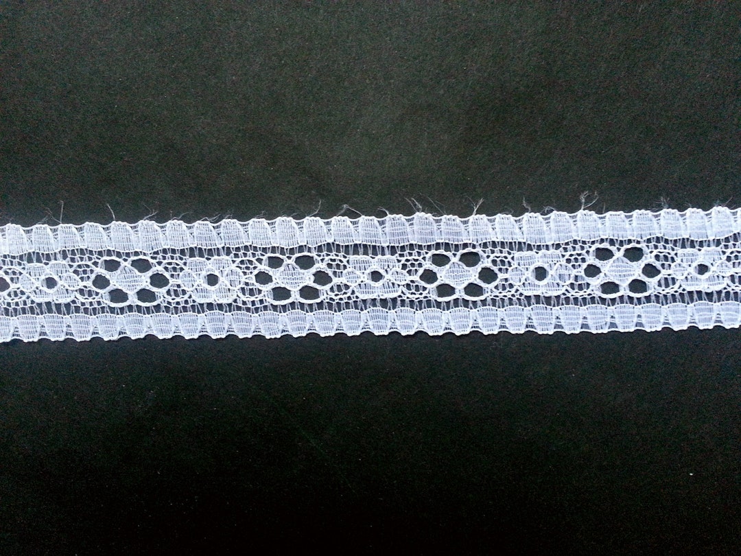 5 Yards of White Lace Trim/ White Lace Ribbon 0.79" (2.0 Cm) - Etsy