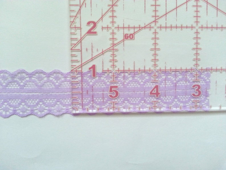 10 Yards of Purple Lace Ribbon/ Lavender Lace Trim/ Lavender | Etsy