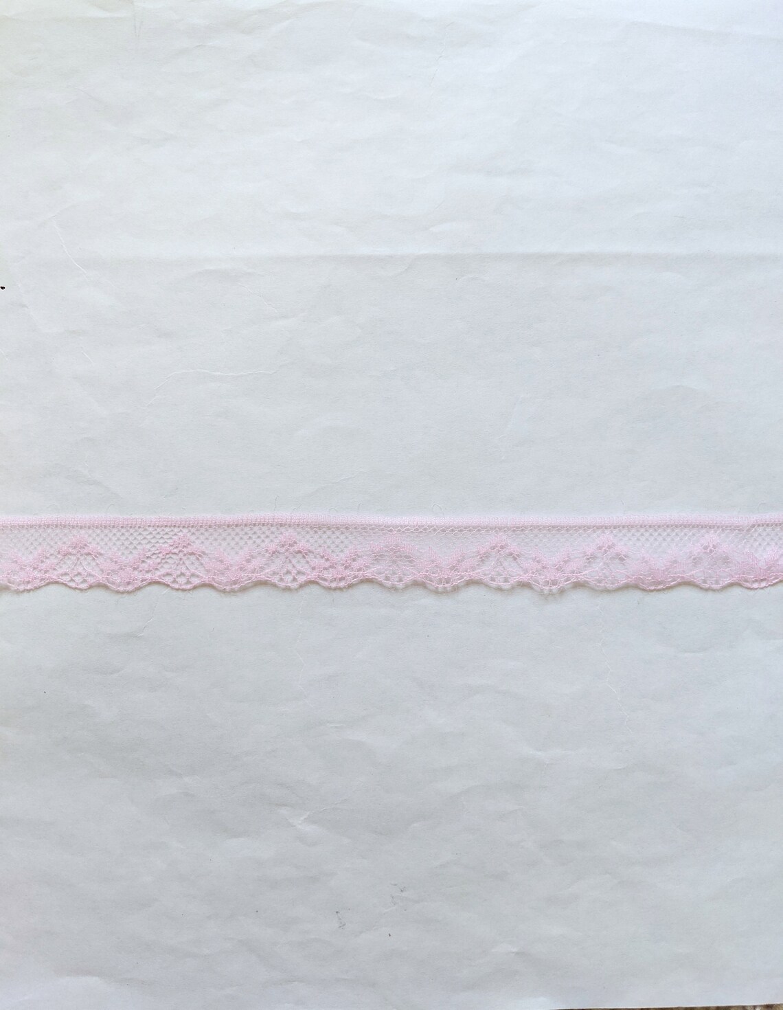 10 Yards of Light Pink Lace Ribbon/ Light Pink Lace Trim - Etsy