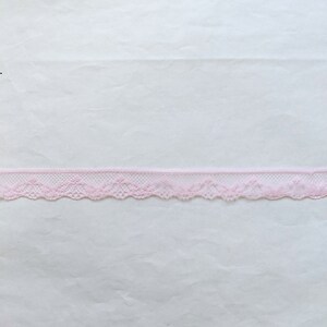 10 Yards of Light Pink Lace Ribbon/ Light Pink Lace Trim Approx. 0.7 ...