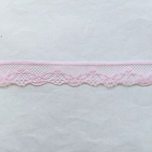 10 Yards of Light Pink Lace Ribbon/ Light Pink Lace Trim Approx. 0.7 ...