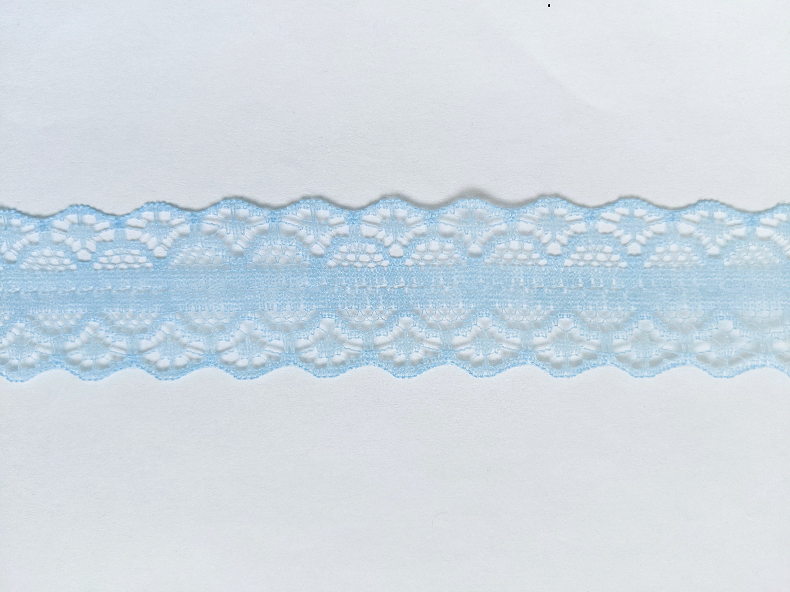 Light blue lace trim store