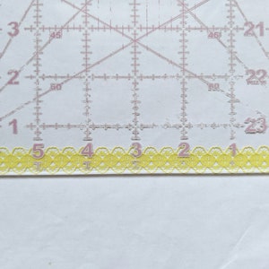 10 Yards of Yellow Lace Trim/ Yellow Lace Ribbon Approx. 0.55 14 Mm - Etsy