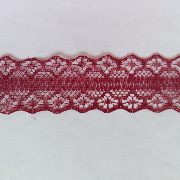 Red Lace Trim - Etsy