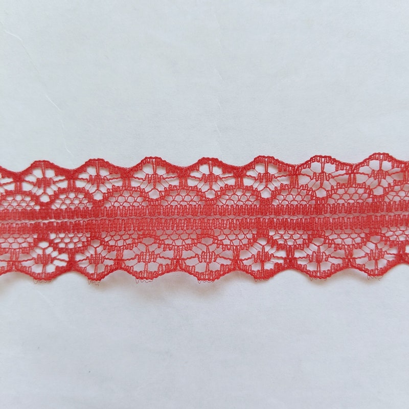 Red Lace - Etsy