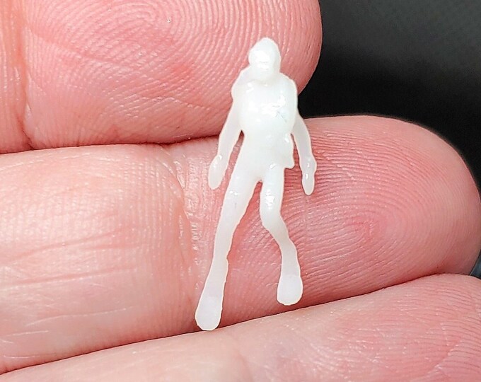 Tiny Diver, 3D Resin Figure, 21x6x6mm for Resin, Jewelry Making ...