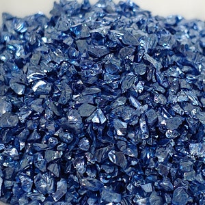 Marine Blue Plated Chip, 40g, 2-5mm, Fairy, Nail Art, Resin, Crafts ...