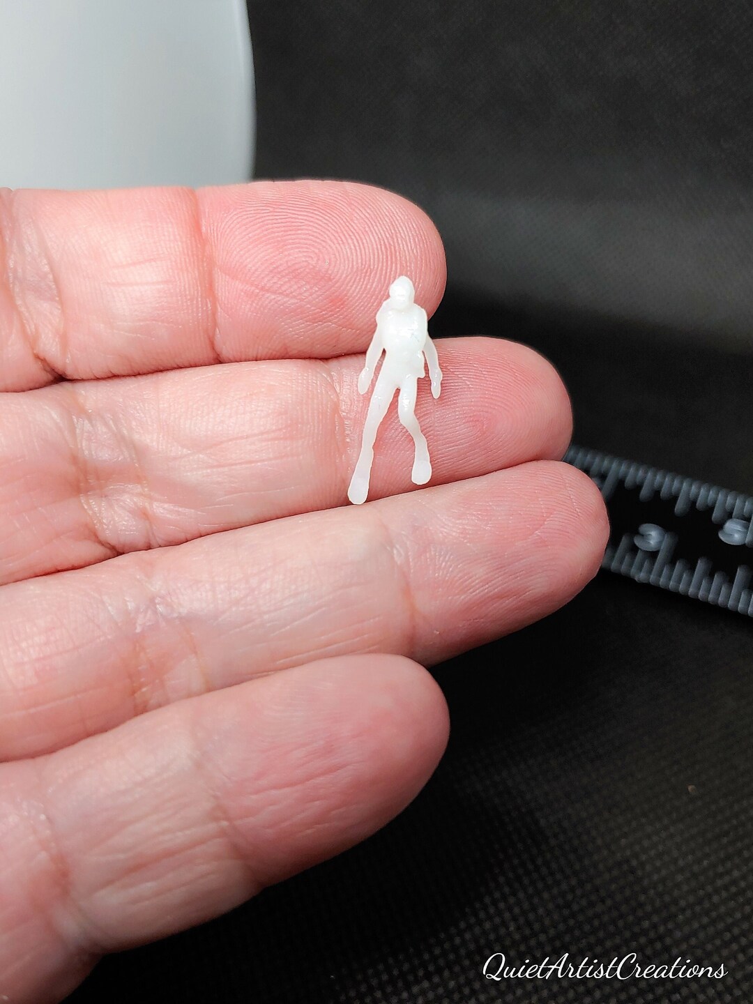 Tiny Diver, 3D Resin Figure, 21x6x6mm for Resin, Jewelry Making ...