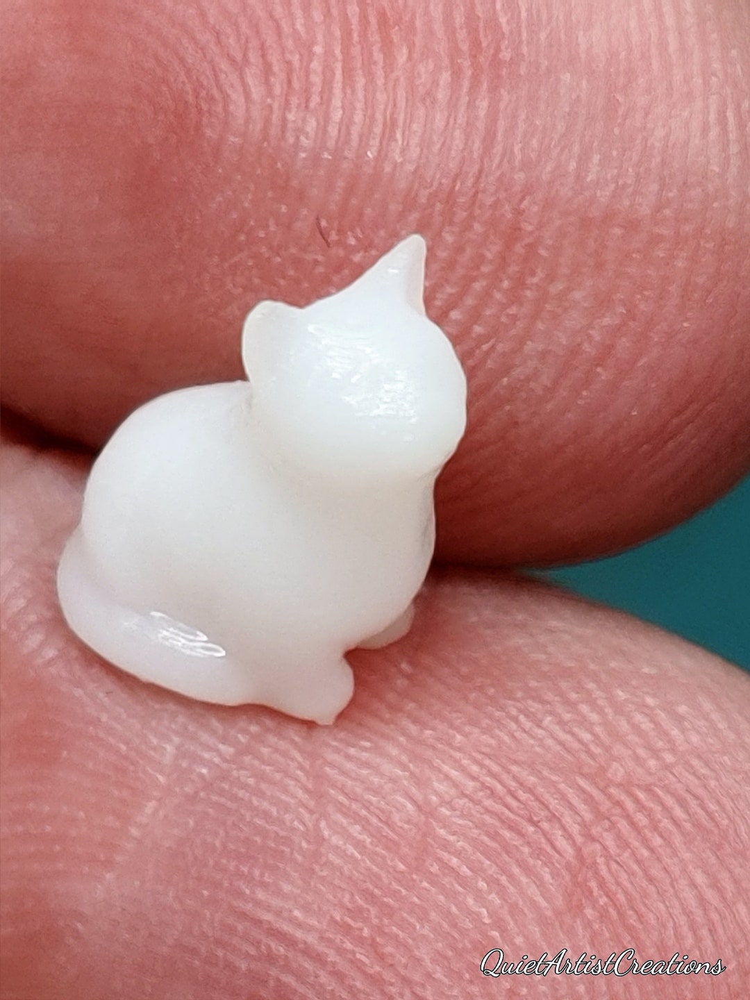 Sitting Cat, 3D Resin Figure, for Resin, Jewelry Making, Dioramas ...