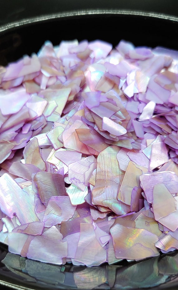 5g Purple Abalone Paua Shell Slices. Arts and Crafts Nail - Etsy