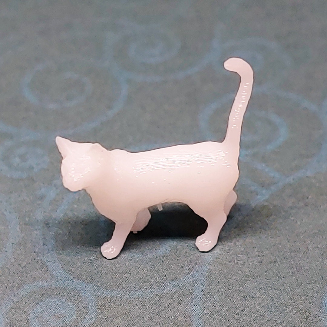 Standing Cat, Large, 3D Resin Figure, for Resin, Jewelry Making ...