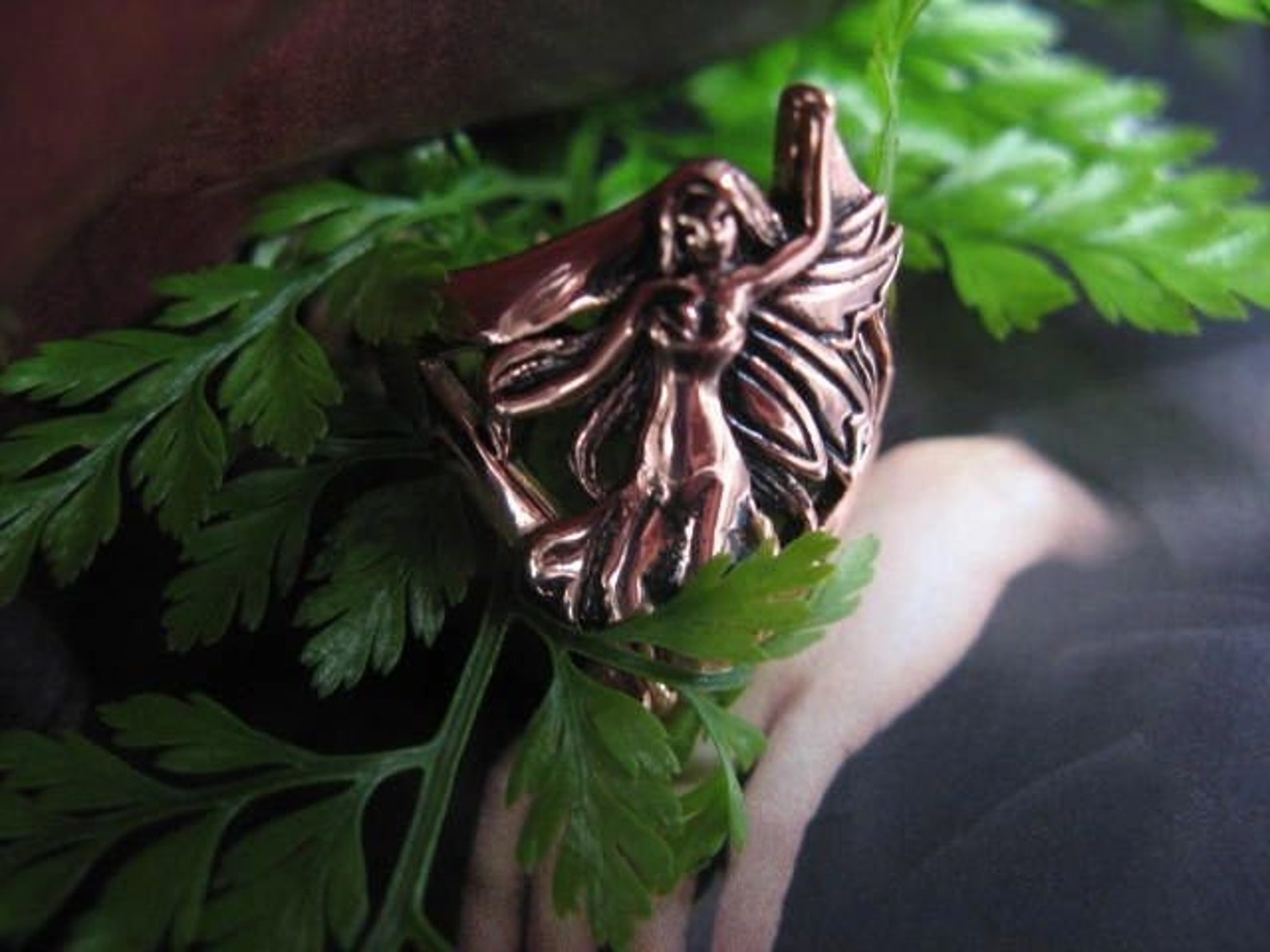 Solid Copper Fairy Ring CRI522 3/16 of an Inch Wide - Etsy