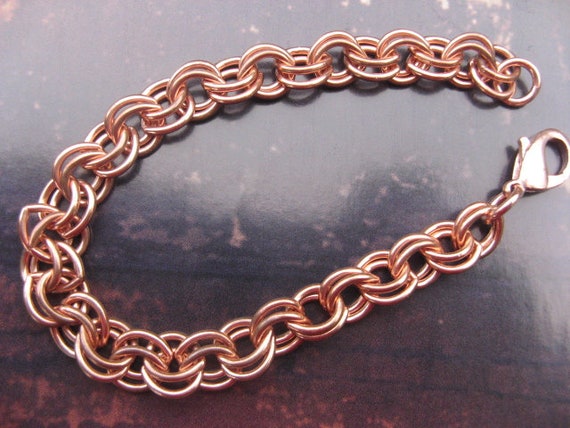 Solid Copper Anklet CA682G 5/16 of an Inch Wide Available - Etsy