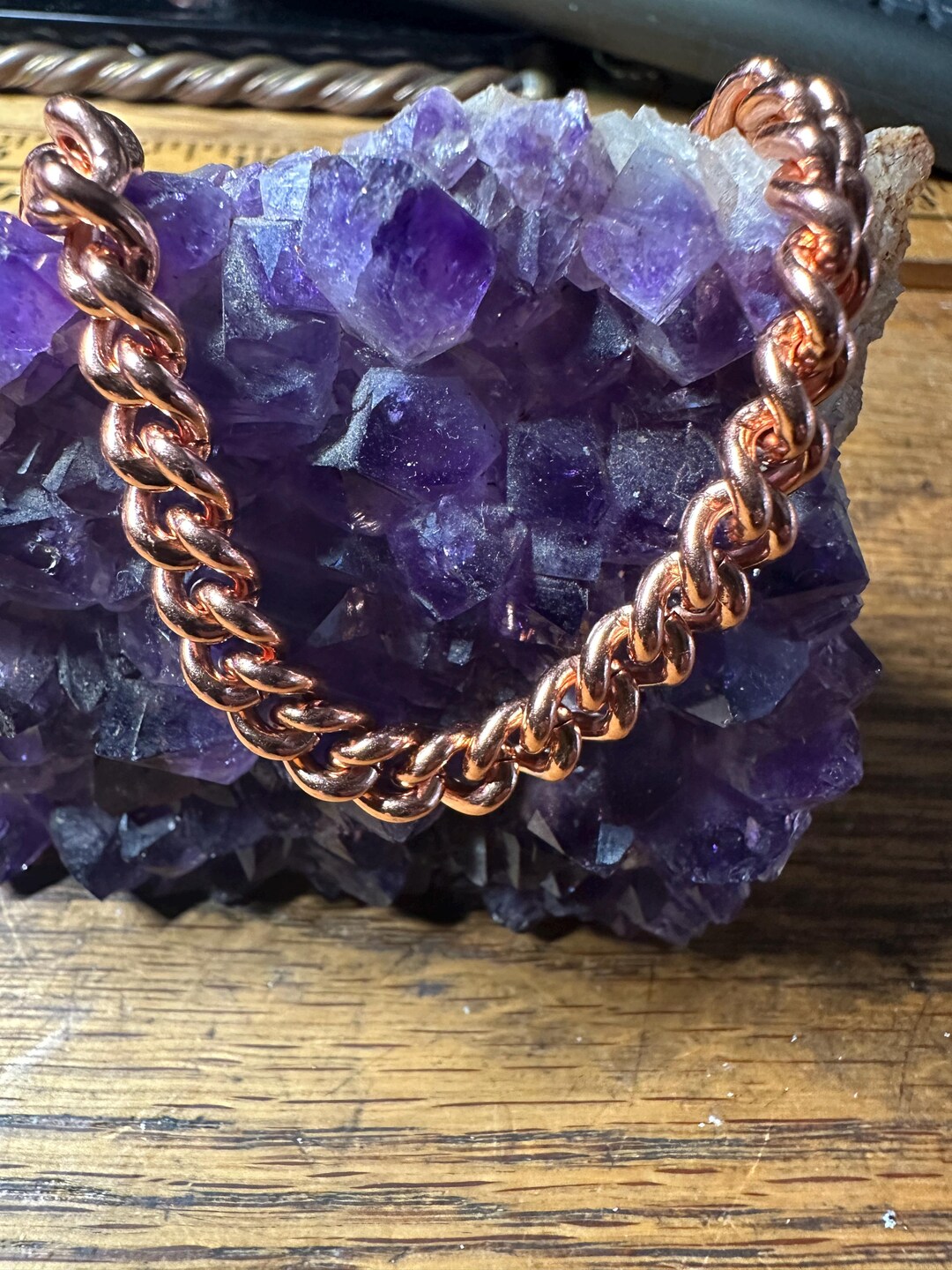 Solid Copper Chain Bracelet: Women's Copper Jewelry - Etsy