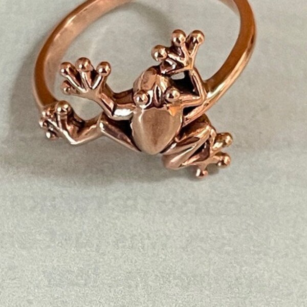 Copper Frog - Etsy