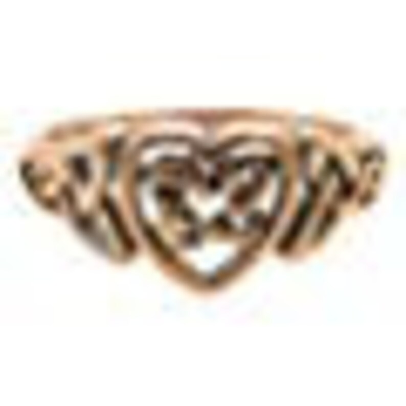 Solid Copper Celtic Knot Band Ring CRI1766 5/16 of an Inch - Etsy