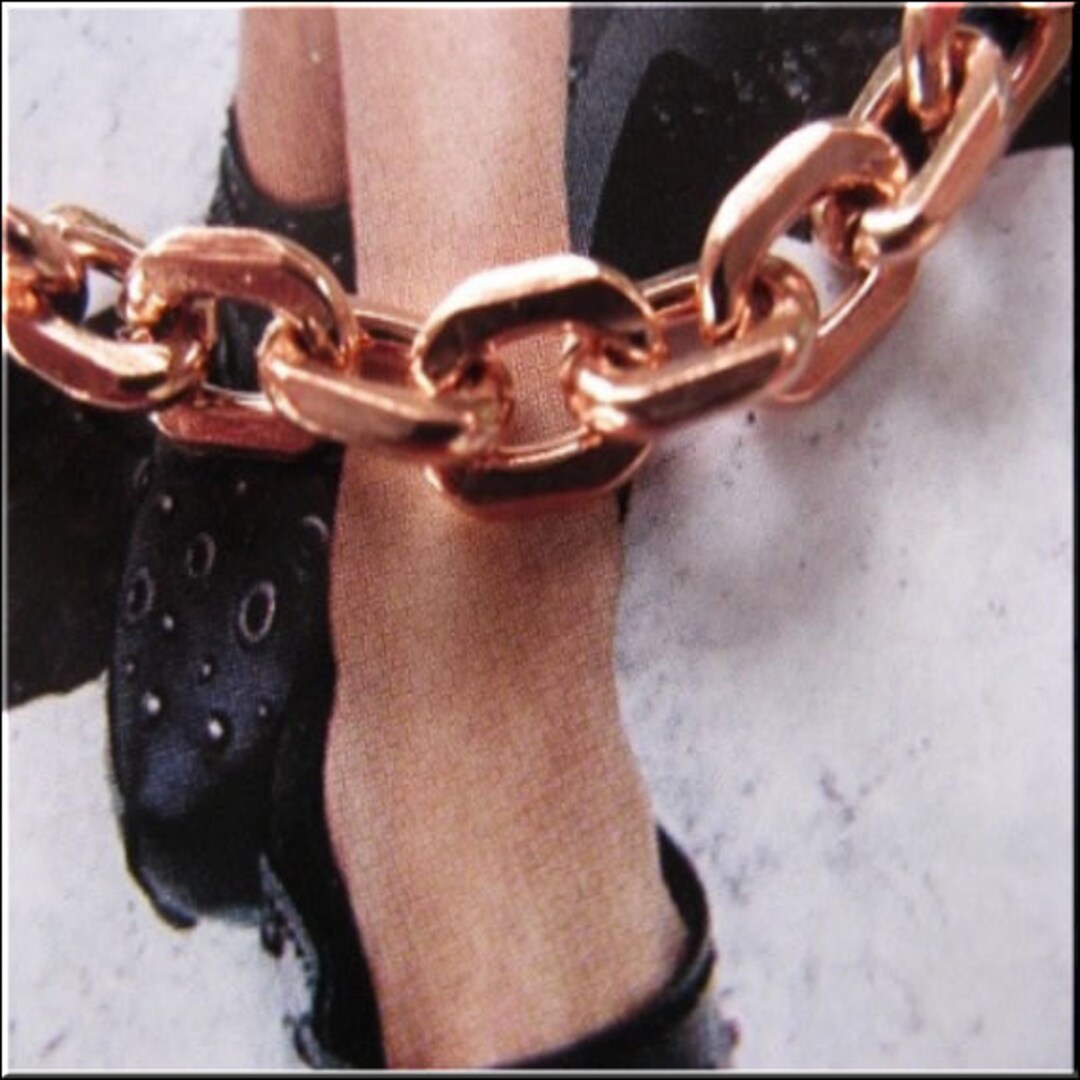 Solid Copper Anklet CA795G 5/32 of an Inch Wide. Available in 8 to 12 ...