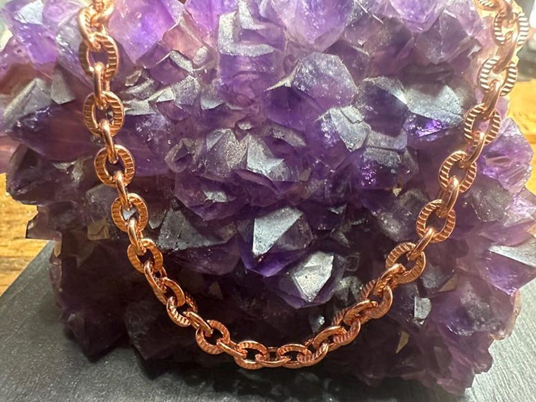Solid Copper Chain Necklace: USA Made Copper Jewelry - Etsy