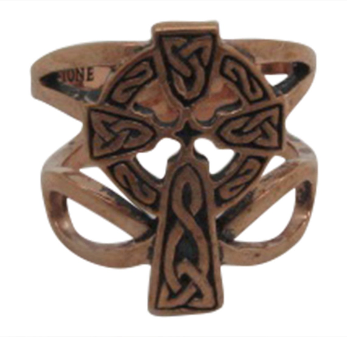 Solid Copper Celtic Cross Ring CRI1952 1/2 an Inch Wide. - Etsy
