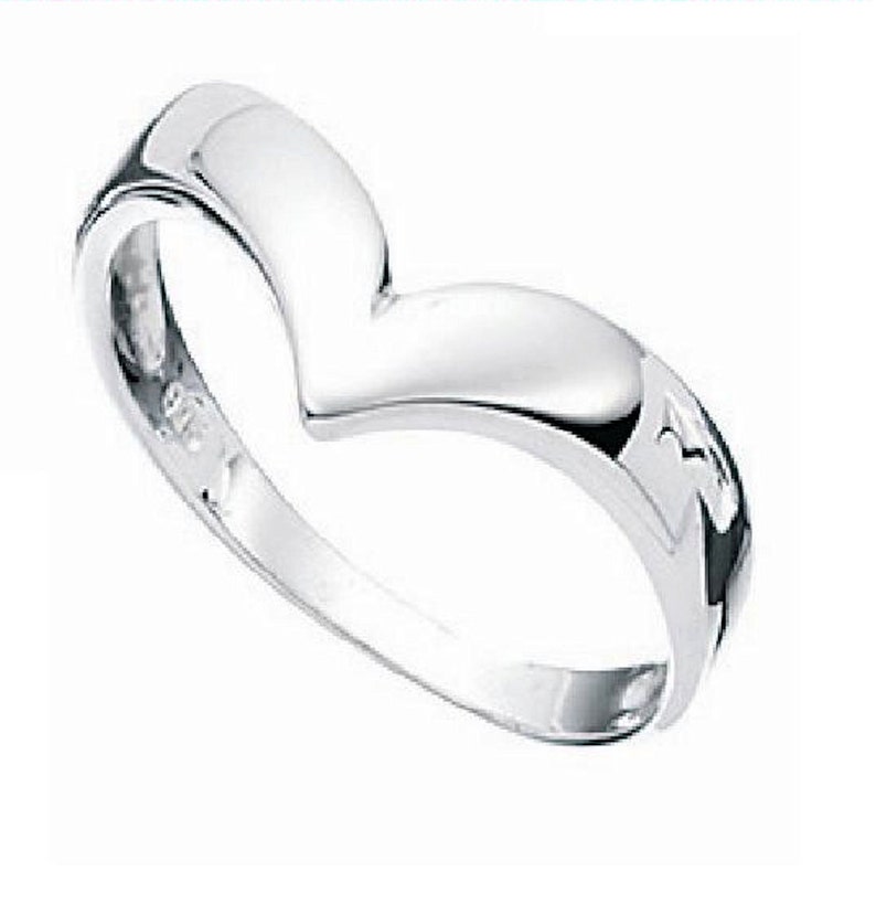 Wishbone Silver Ring All Sizes See Below - Etsy