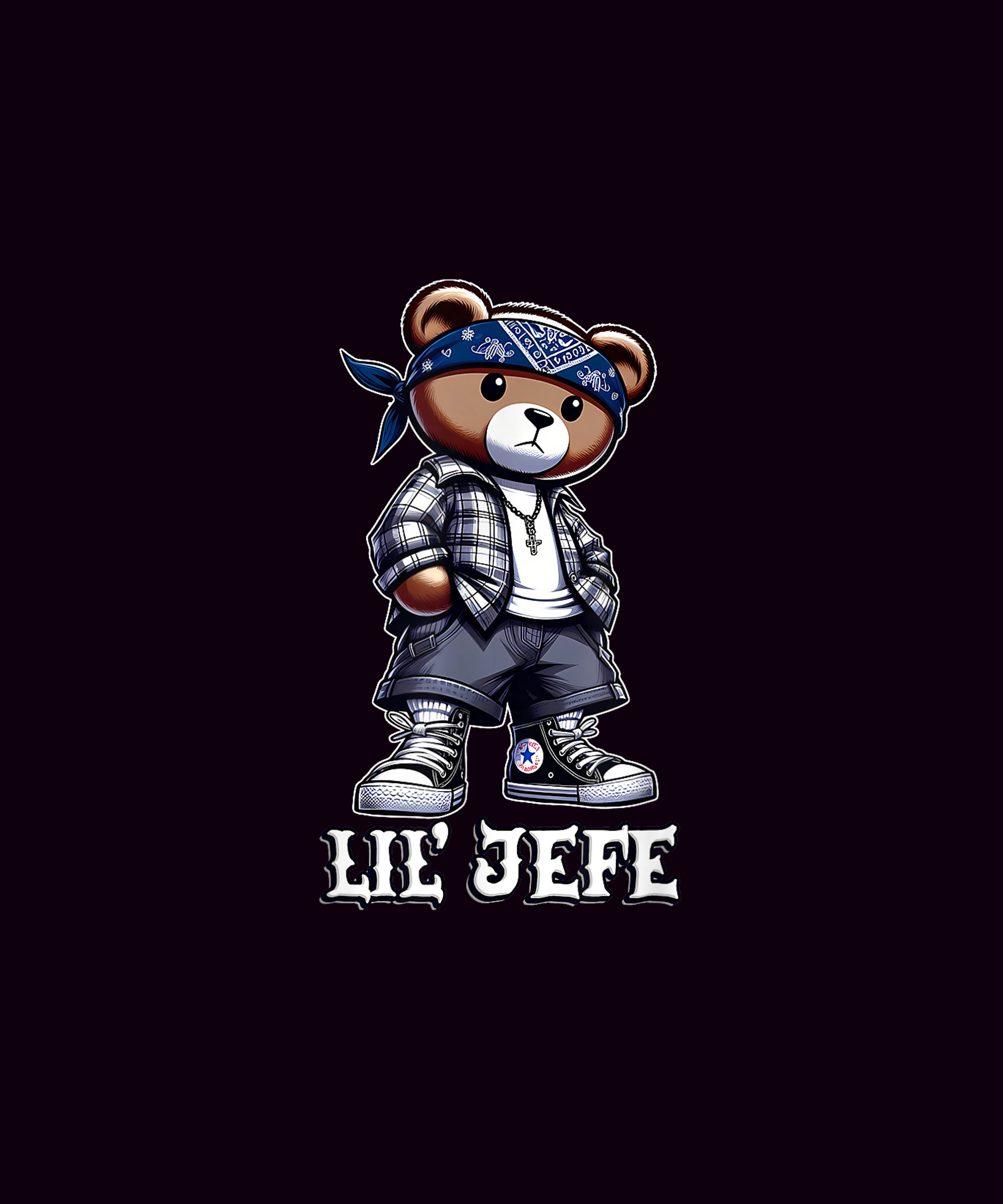 LIL JEFE Hip Hop Teddy Bear Lowrider Shirt Chicano Cholo Png - Etsy Israel