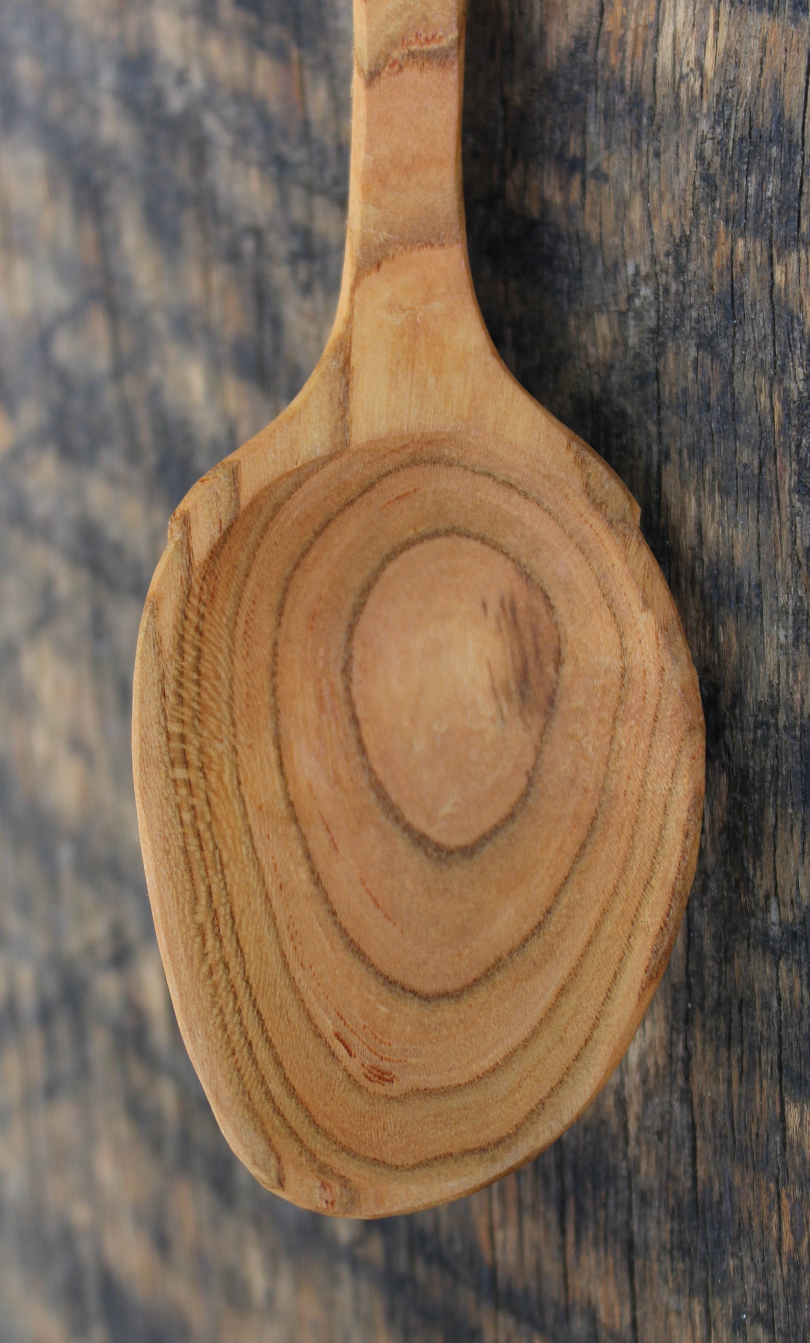 Peach Wood Cooking Spoon - Hand Carved - Etsy