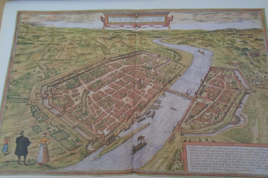 Antique Map Reprint 1989, Large Poster Print, Home Decor - Etsy