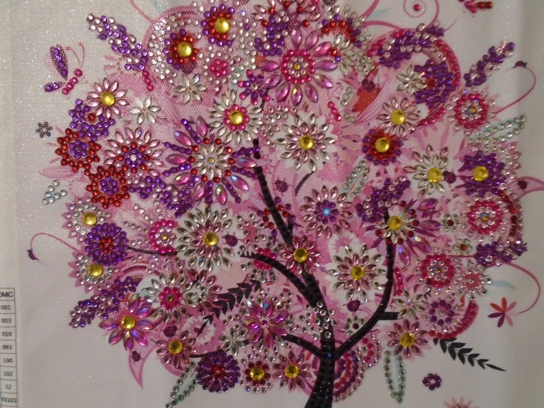 Completed Tree 5D Diamond Painting Diamond Crystal Picture | Etsy