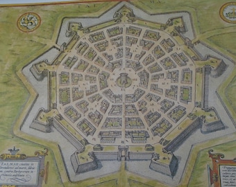 Antique Map Reprint 1989 Large Poster Print Home Decor - Etsy